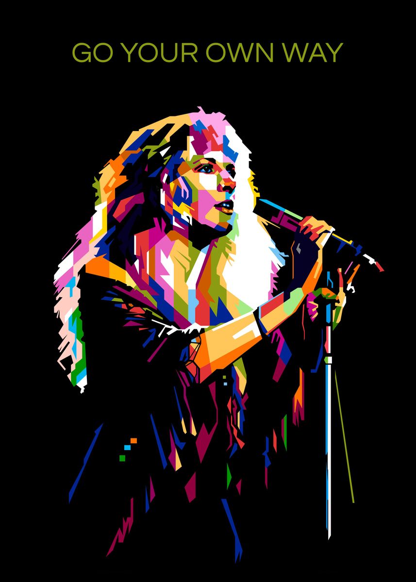 'Go your own way' Poster, picture, metal print, paint by nofa aji ...