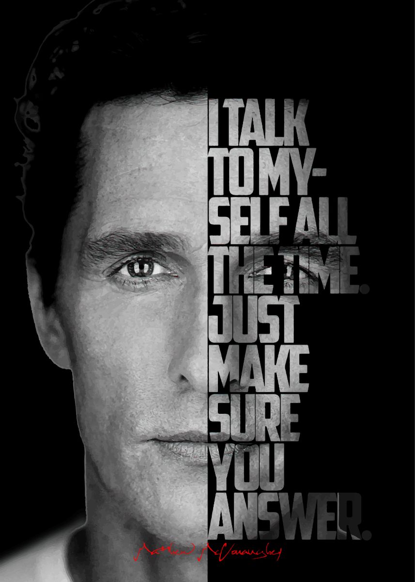 'Matthew McConaughey ' Poster, picture, metal print, paint by ...