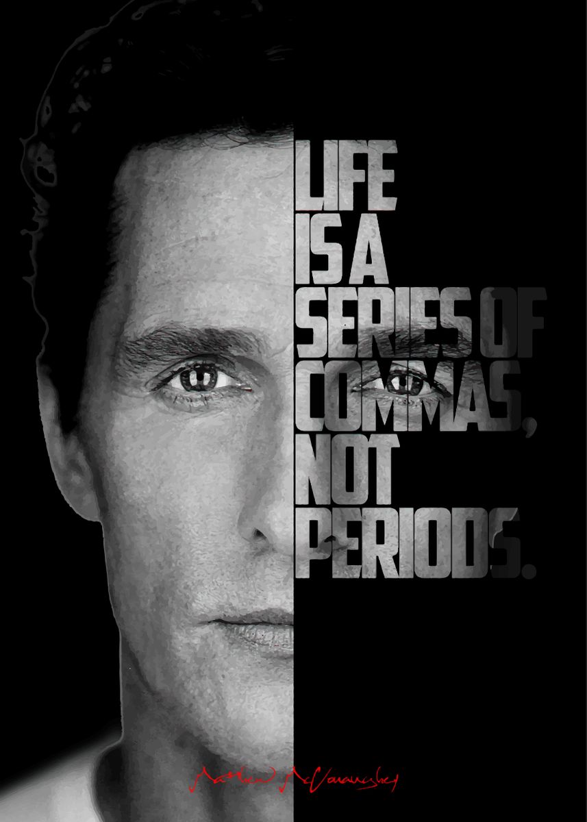 ' Matthew McConaughey ' Poster, picture, metal print, paint by ...