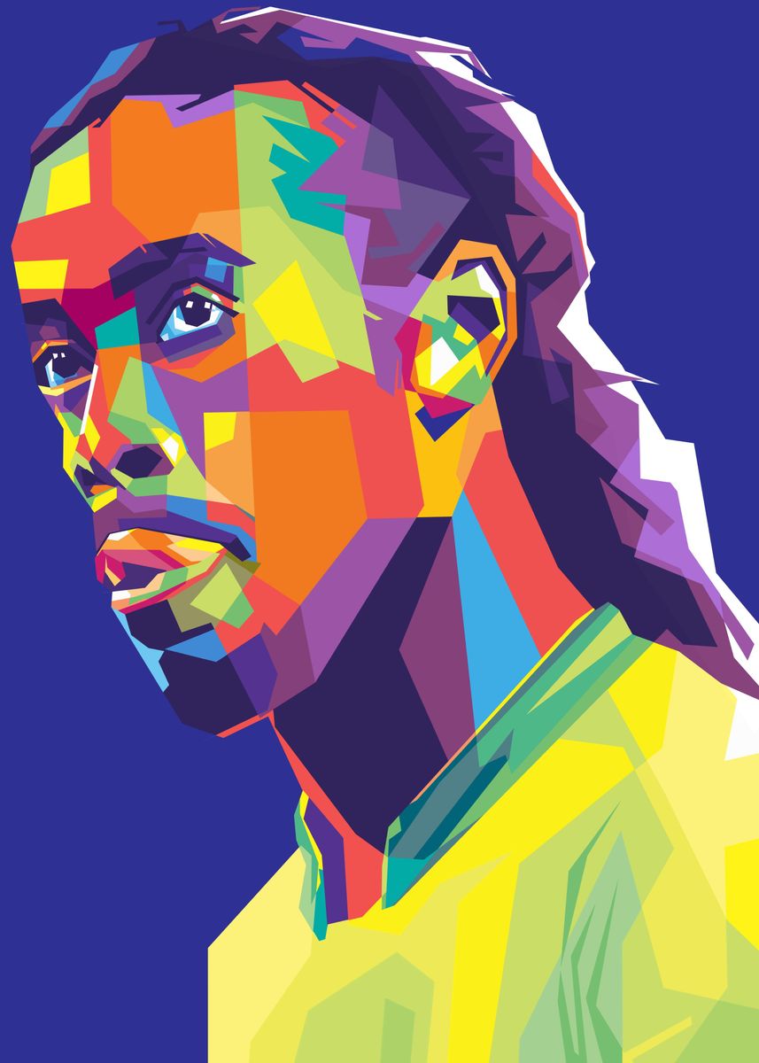 'Ronaldinho' Poster by Fajar Sidik | Displate