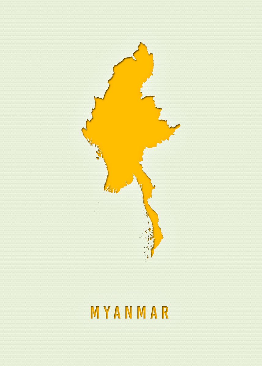 'MYANMAR' Poster by Zero Nine | Displate