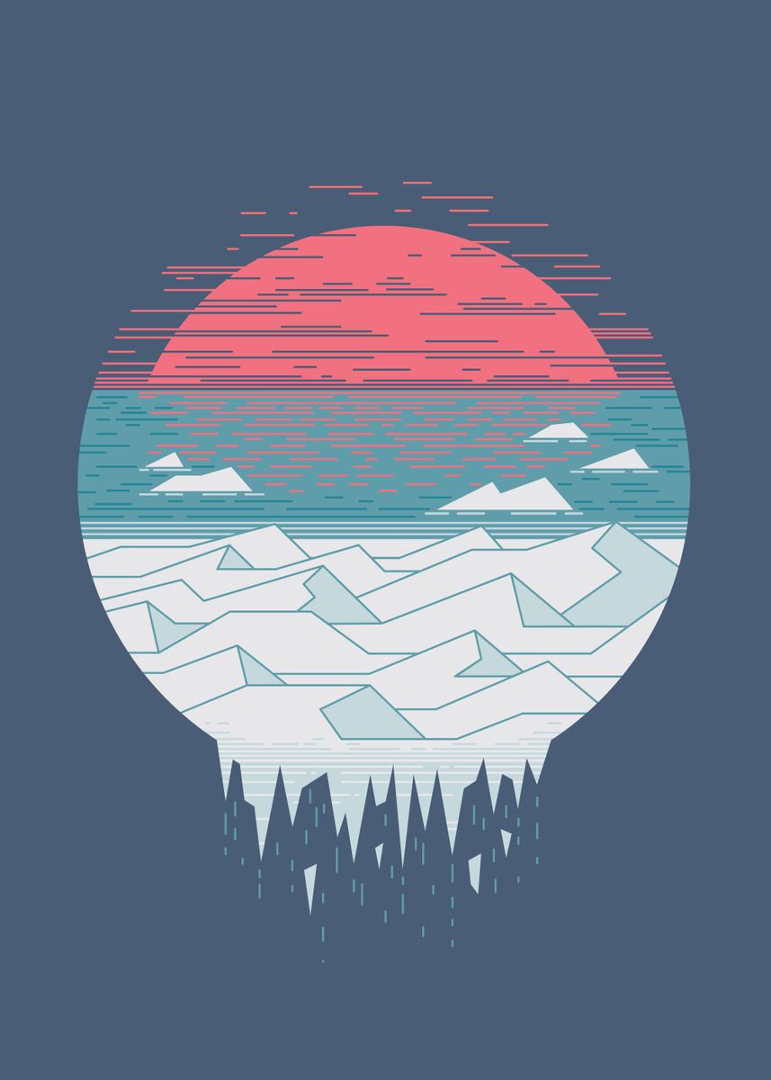 'The Great Thaw' Poster by Rick Crane | Displate