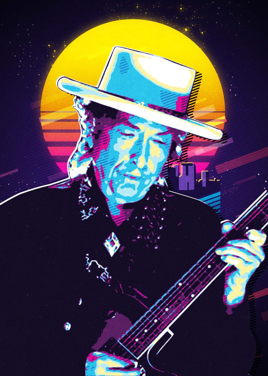 'Bob Dylan' Poster, picture, metal print, paint by San Creative | Displate