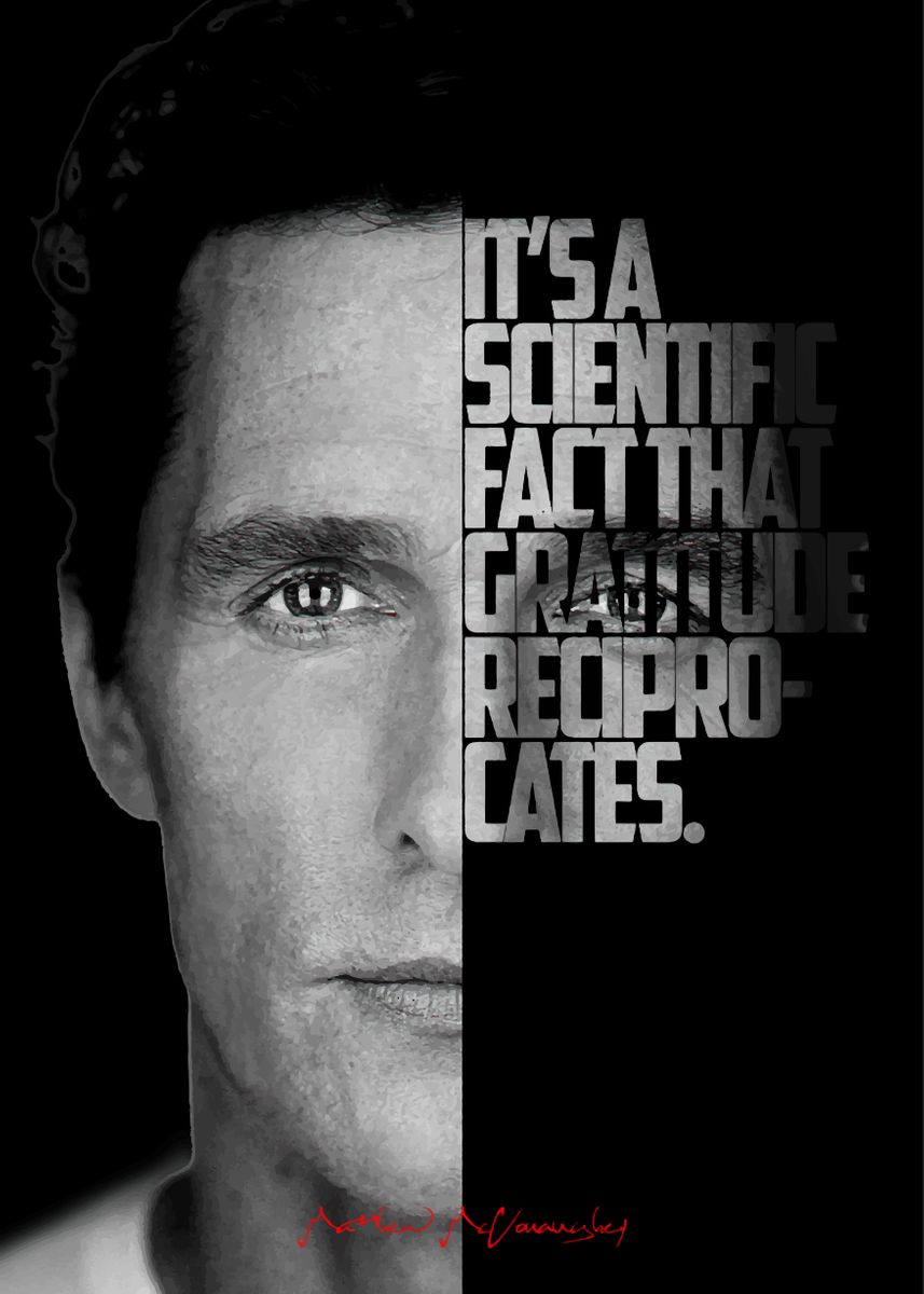 ' Matthew McConaughey ' Poster, picture, metal print, paint by ...