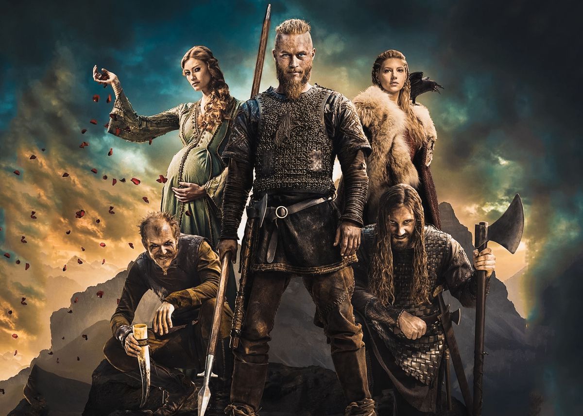 'Vikings' Poster by Agisbar | Displate