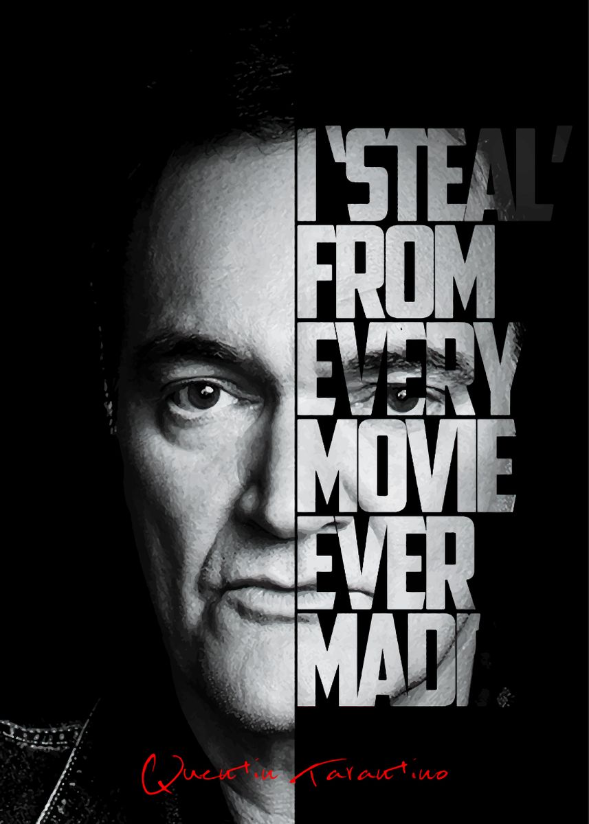 'Quentin Tarantino' Poster, picture, metal print, paint by BnWDesigner ...