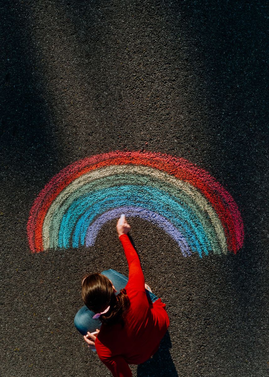 'Rainbow' Poster by Just Art NYC | Displate