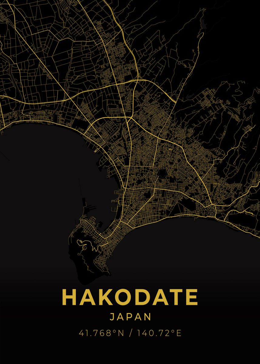 'Hakodate Japan' Poster by Conceptual Photography | Displate