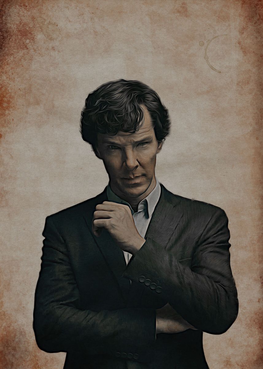 'Benedict Cumberbatch' Poster, picture, metal print, paint by ...