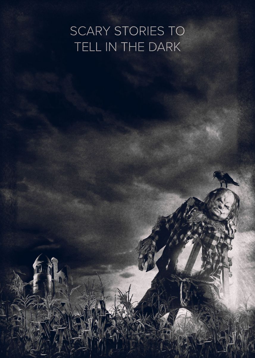 'Scary Stories' Poster, picture, metal print, paint by DarkArty | Displate