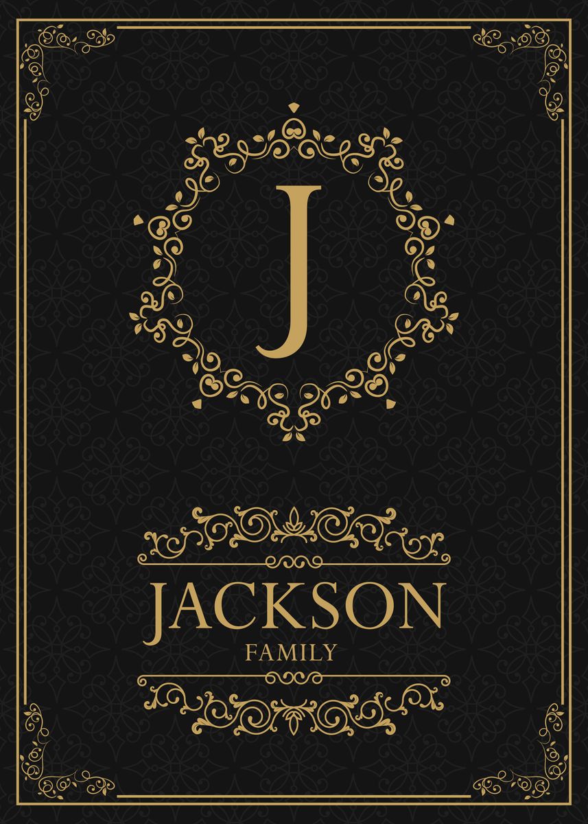 'Jackson Family' Poster by Go Fonix | Displate