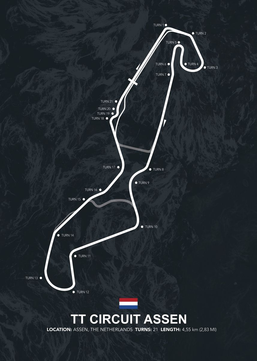 'Assen ' Poster by Mapsters | Displate