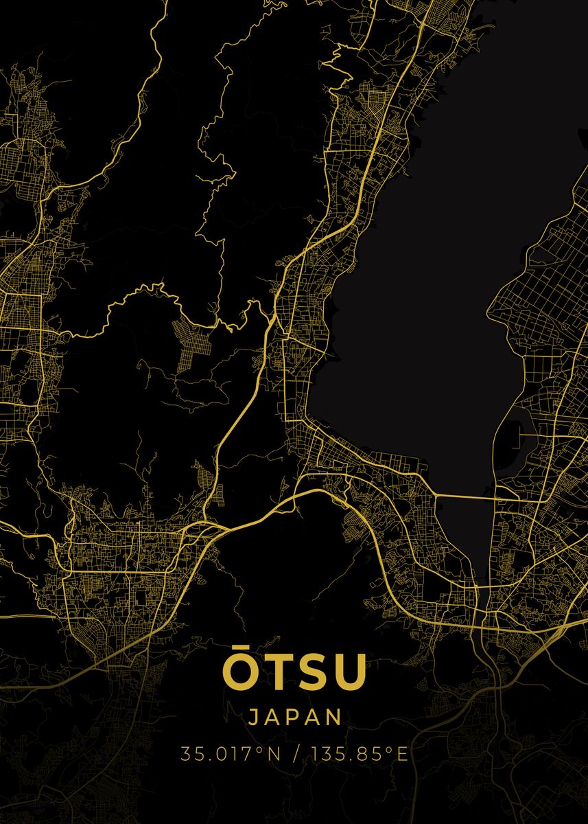 'Otsu Japan' Poster, picture, metal print, paint by Conceptual ...
