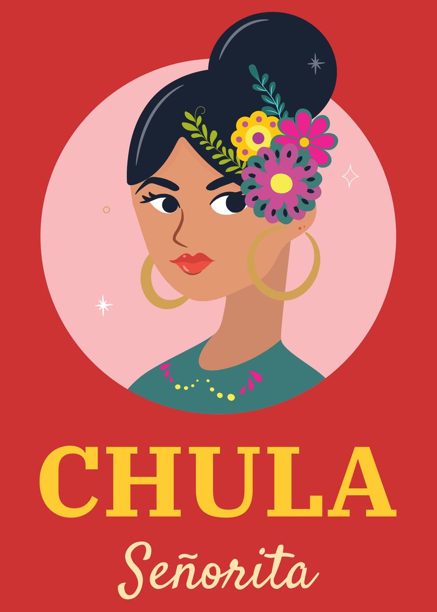 'Beautiful Women Senorita ' Poster by Max Ronn | Displate