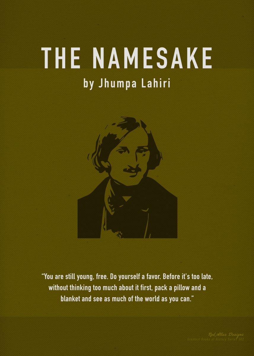 'The Namesake Book Art ' Poster, picture, metal print, paint by Design ...