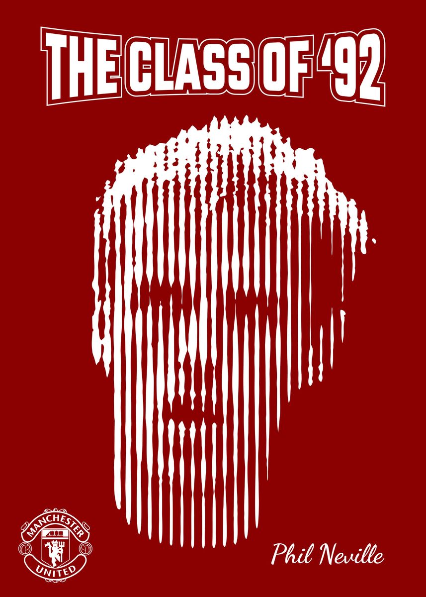 'Phil Neville' Poster, picture, metal print, paint by Yusuf Dedi Wijaya ...