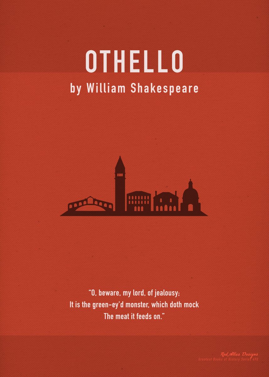 'Othello Book Art ' Poster, picture, metal print, paint by Design ...