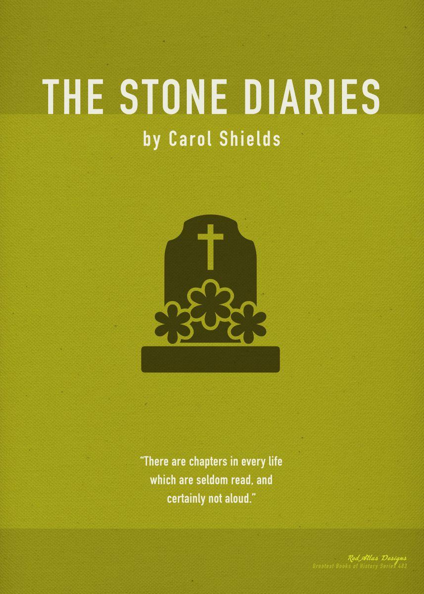 'The Stone Diaries Book Art' Poster, picture, metal print, paint by ...