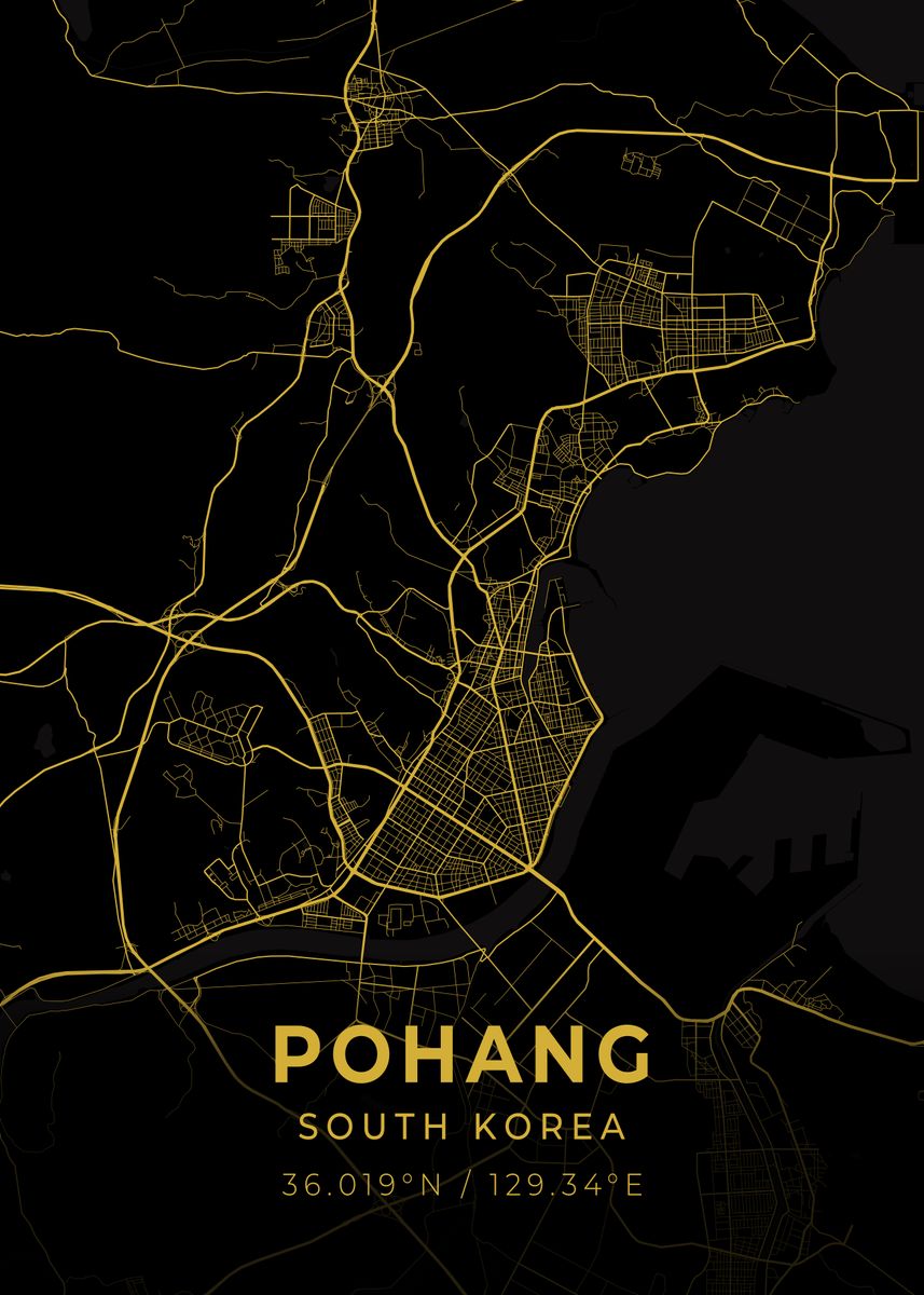 'Pohang South Korea' Poster by Conceptual Photography | Displate