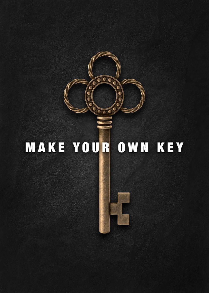 'Key' Poster, picture, metal print, paint by max salkov | Displate