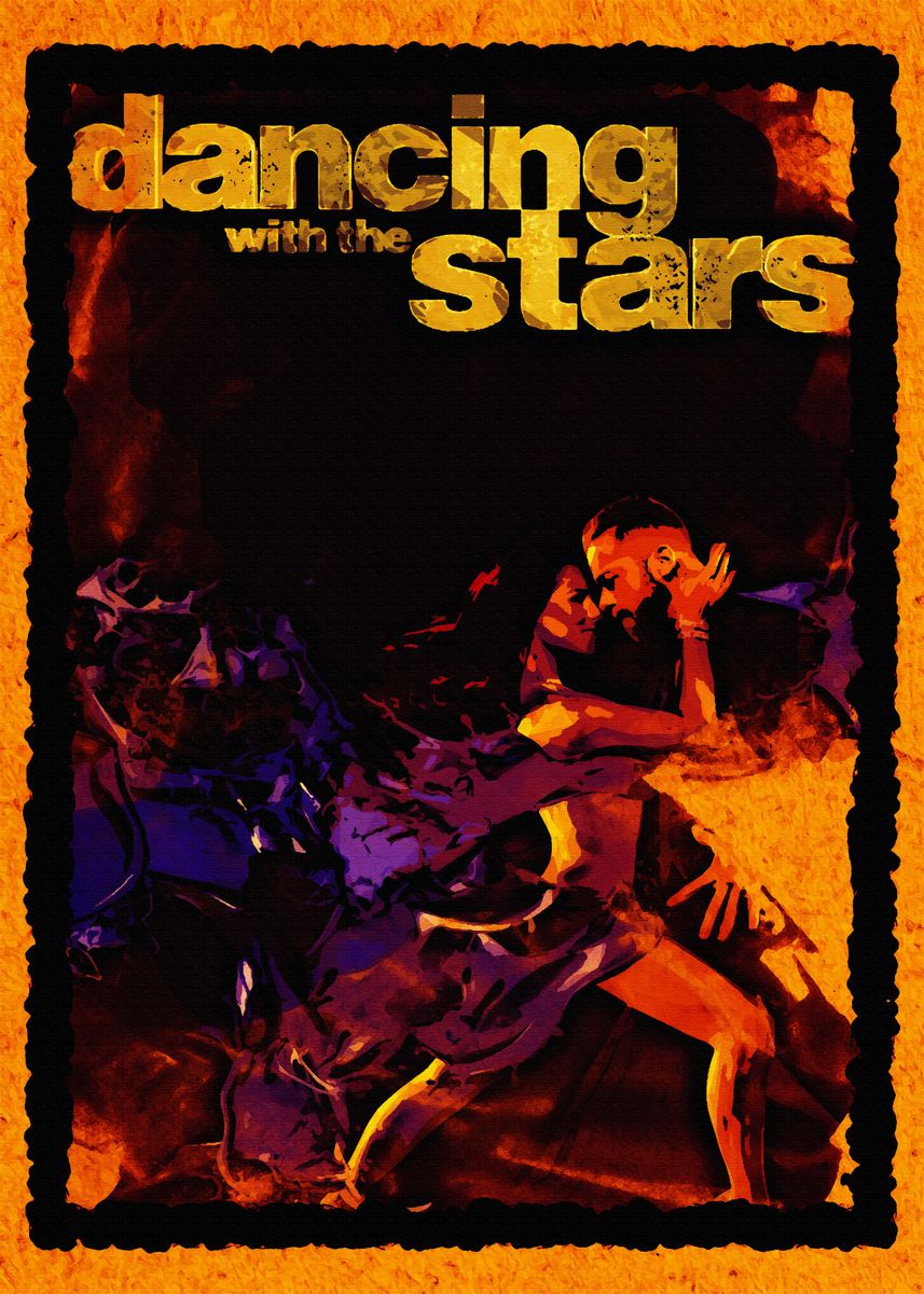 'Dancing with the Stars ' Poster, picture, metal print, paint by ...