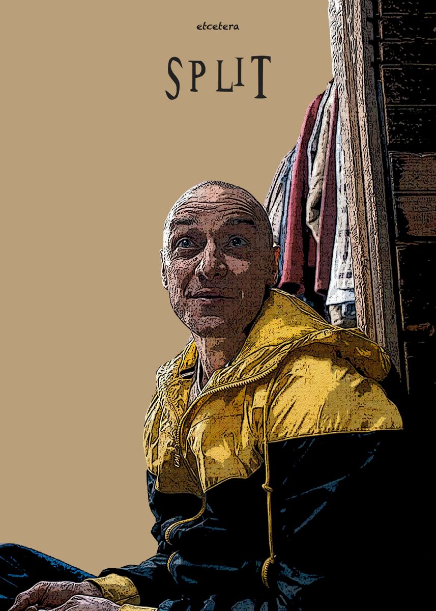'Split' Poster, picture, metal print, paint by Movue Posters | Displate