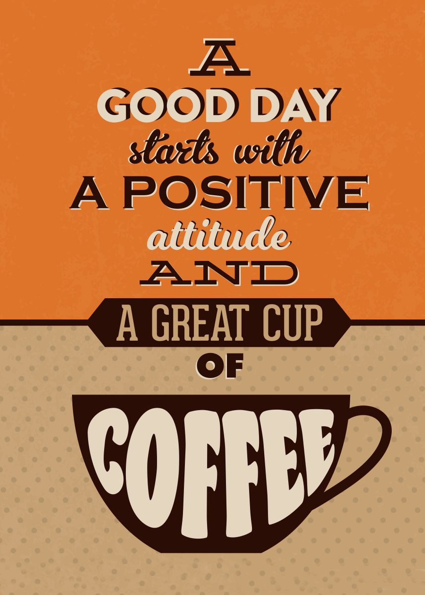 'A good day start' Poster, picture, metal print, paint by Queensy ...