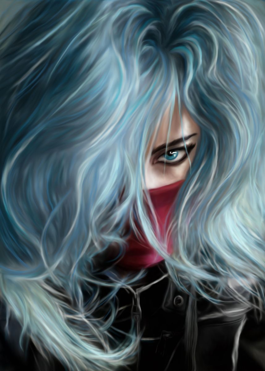 'Lockdown Ninja' Poster by Anna Fae | Displate