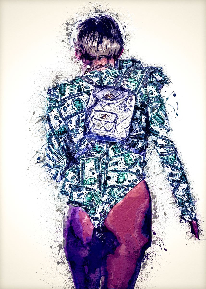 'My Back' Poster, picture, metal print, paint by My Legion | Displate