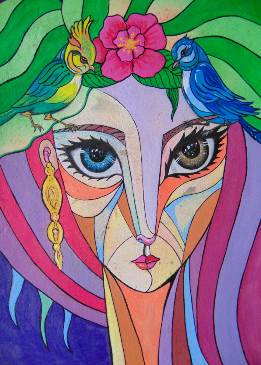 'Julia spring ' Poster, picture, metal print, paint by Ricardo Maya ...