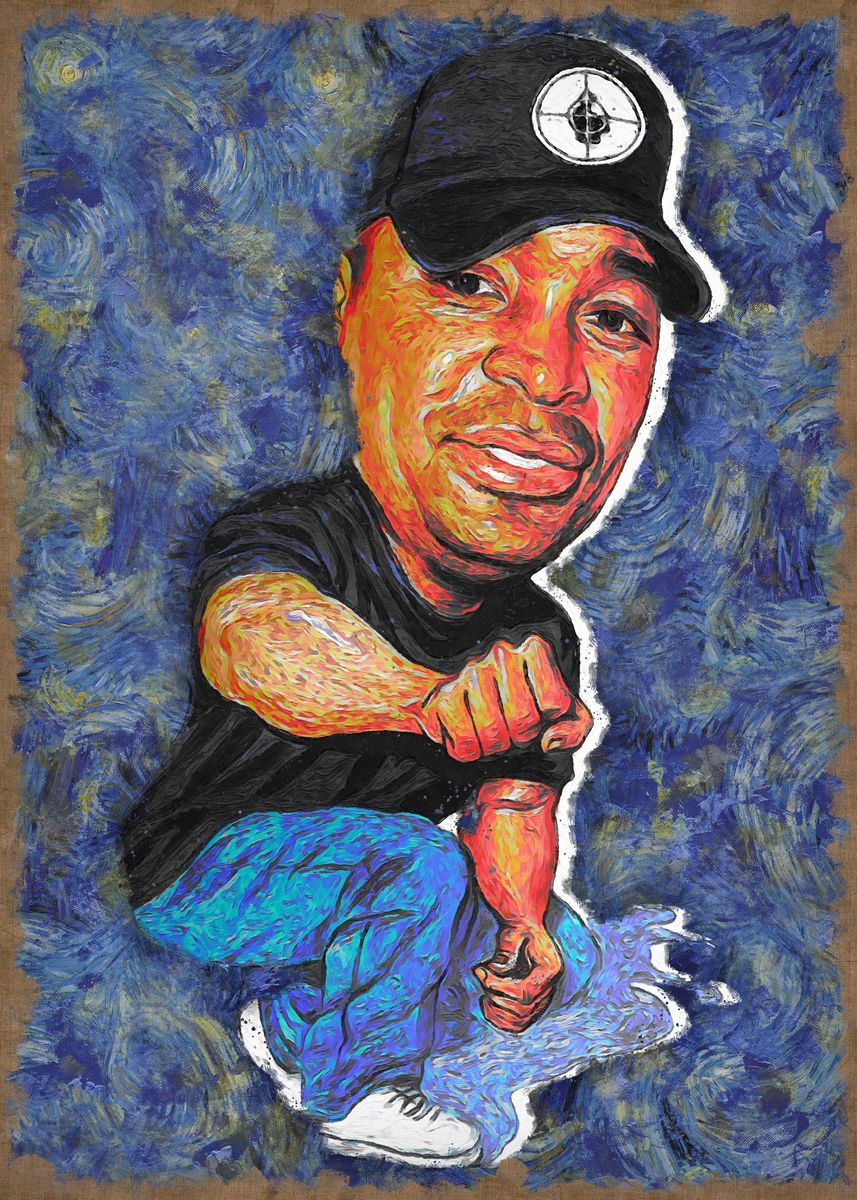'chuck d' Poster, picture, metal print, paint by Animal Posters | Displate