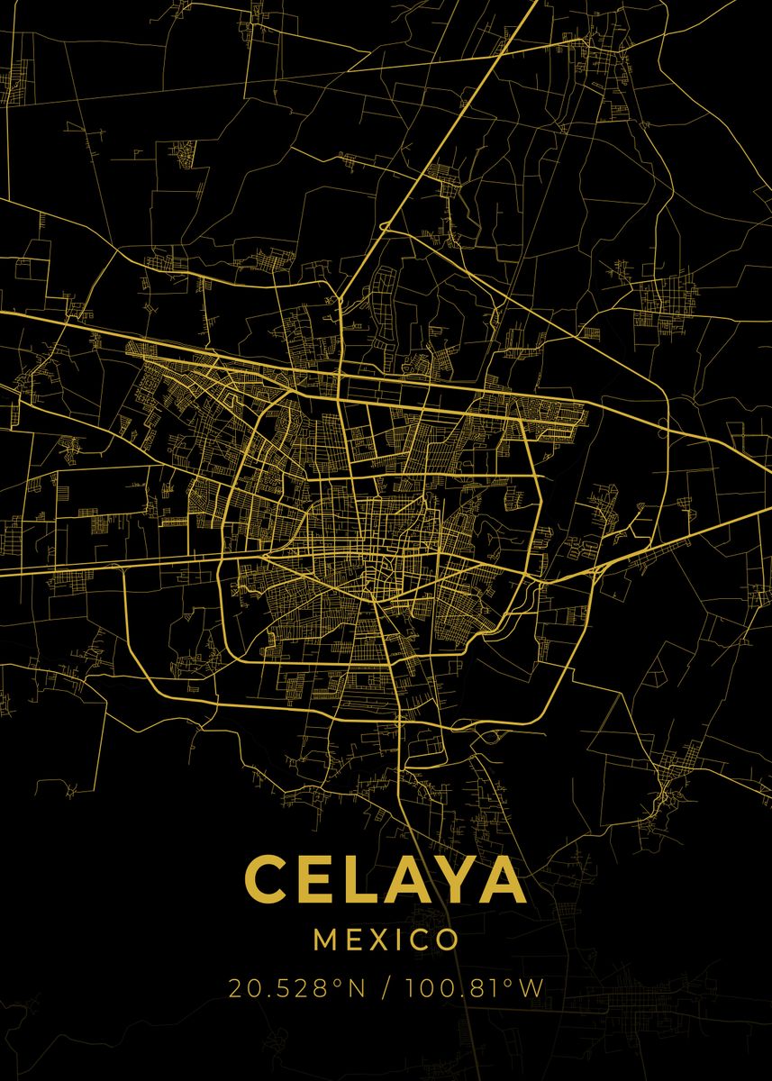'Celaya Mexico' Poster, picture, metal print, paint by Conceptual ...