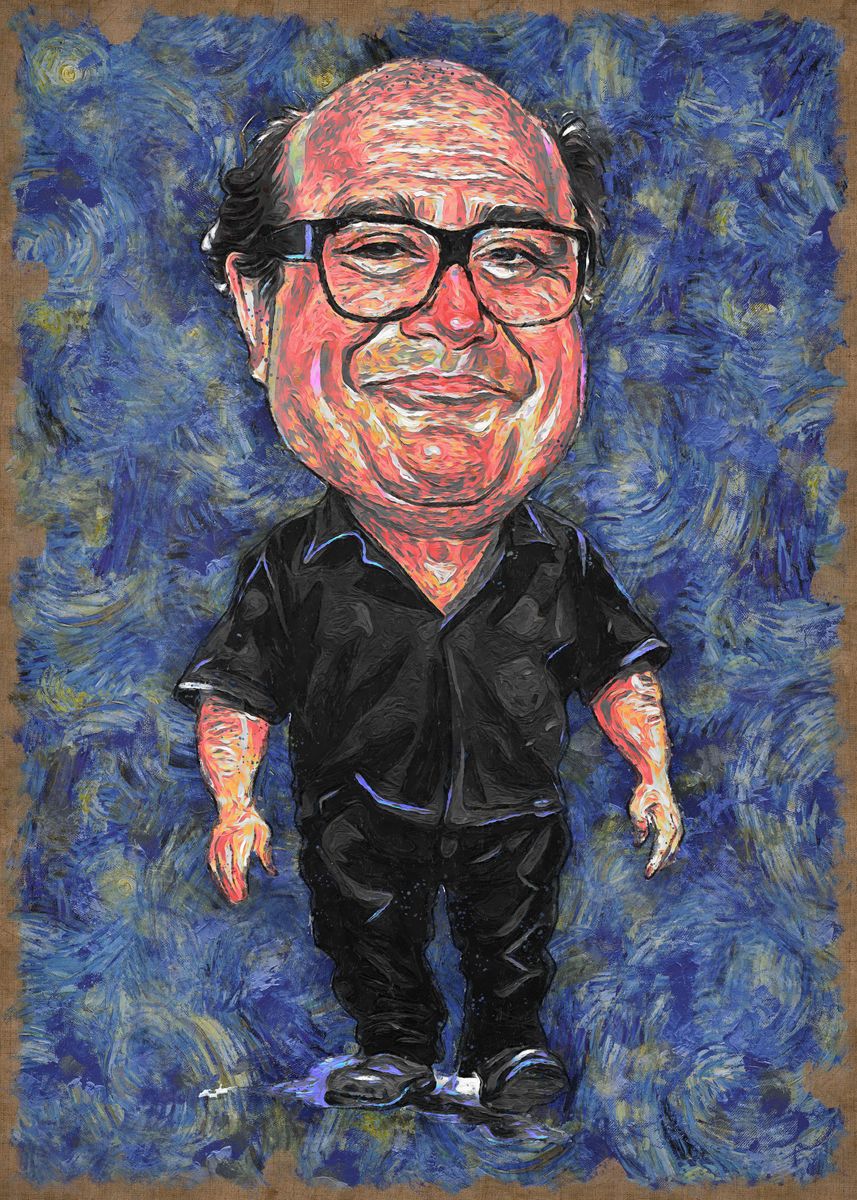 'danny devito' Poster, picture, metal print, paint by Animal Posters ...