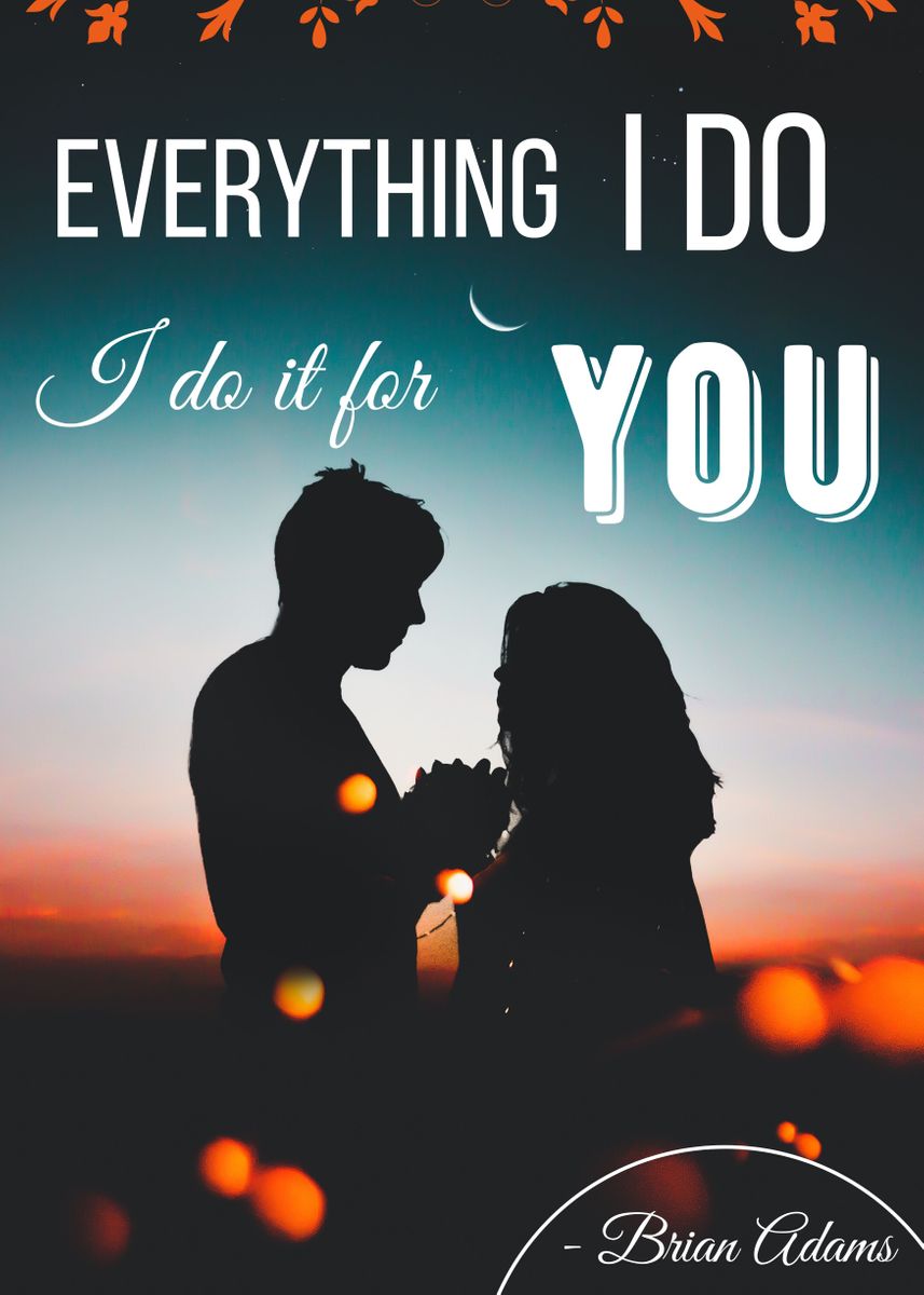 'Quote about love' Poster, picture, metal print, paint by CiniArt ...