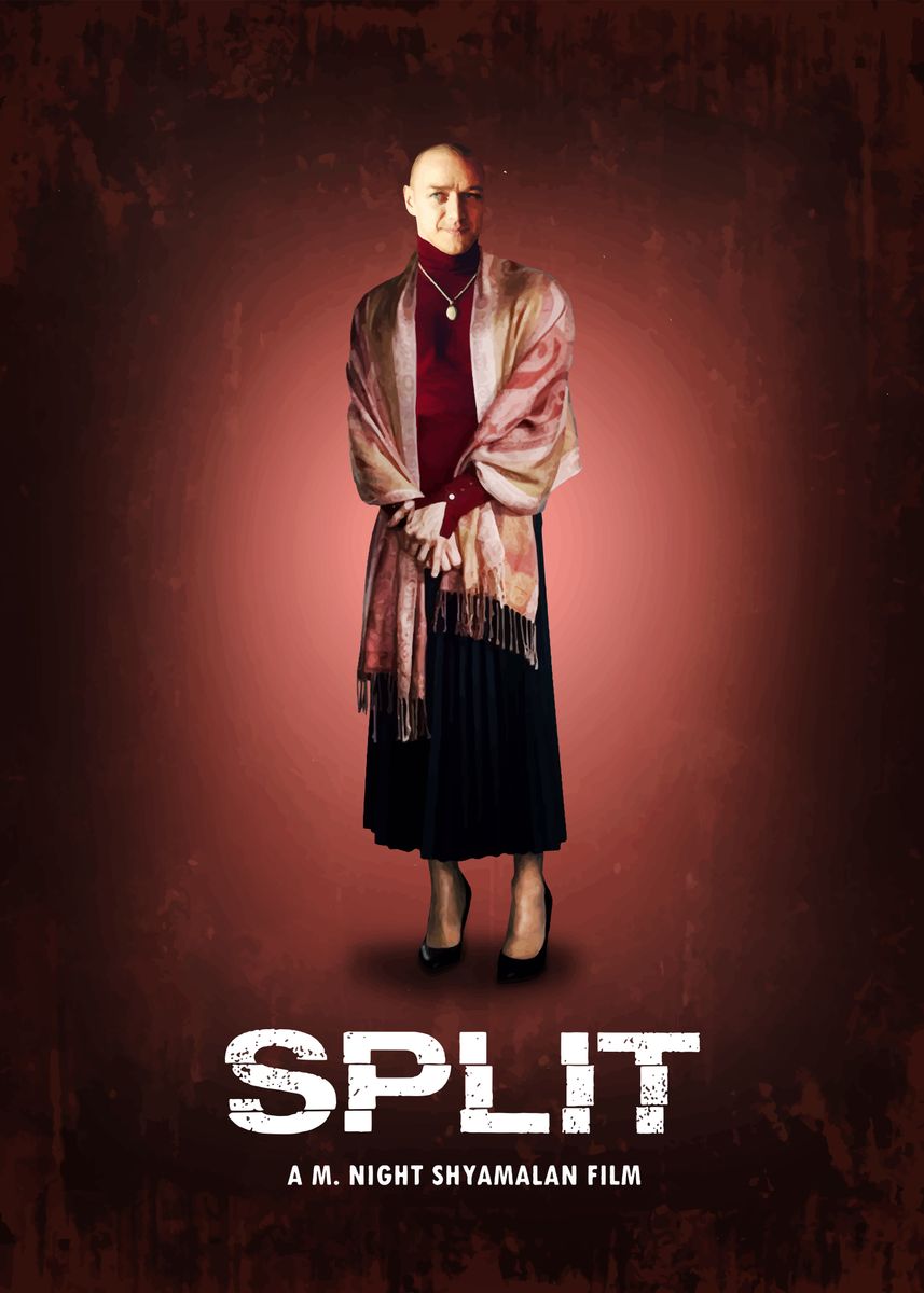 'Split' Poster, picture, metal print, paint by Bo Kev | Displate