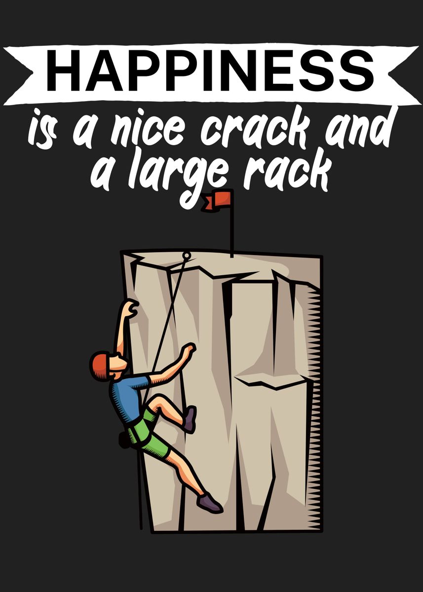 'Nice crack large rack' Poster by maxdesign | Displate