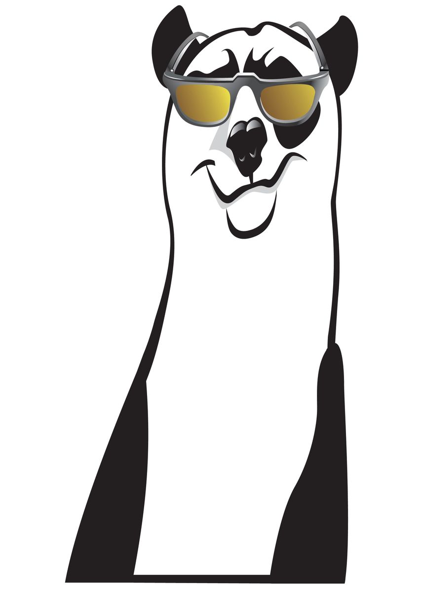 'cool panda' Poster by Marc | Displate