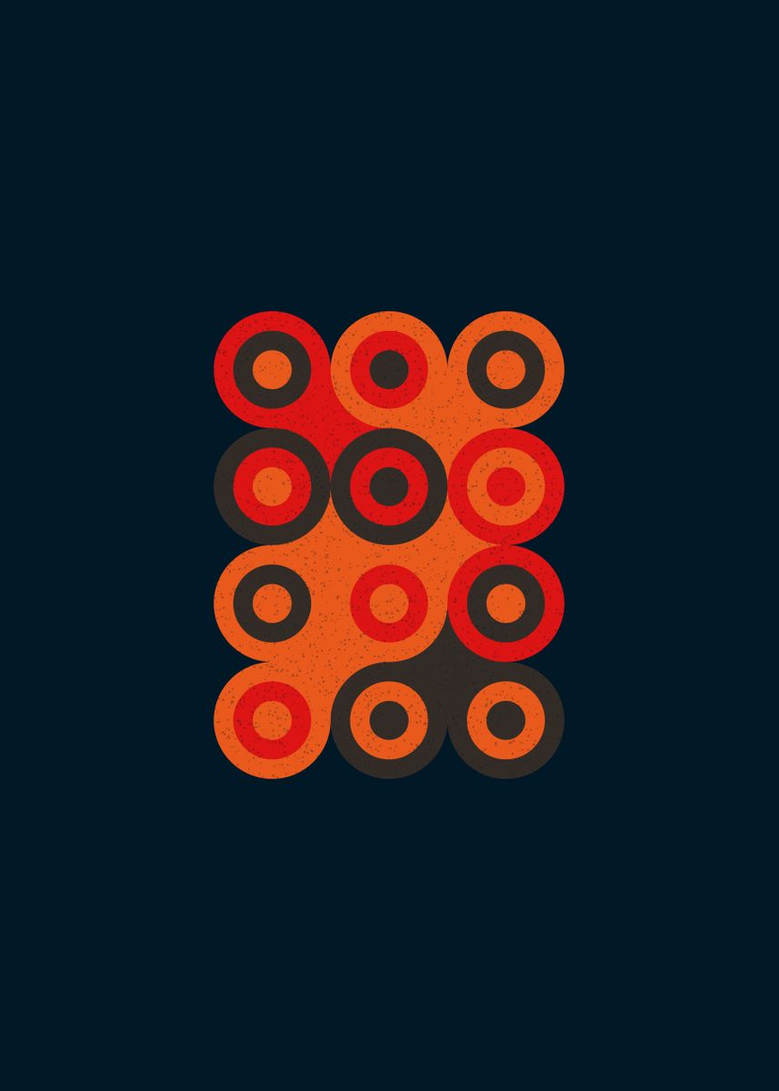 'Colour Dots' Poster, picture, metal print, paint by Iurii Vlasenko ...