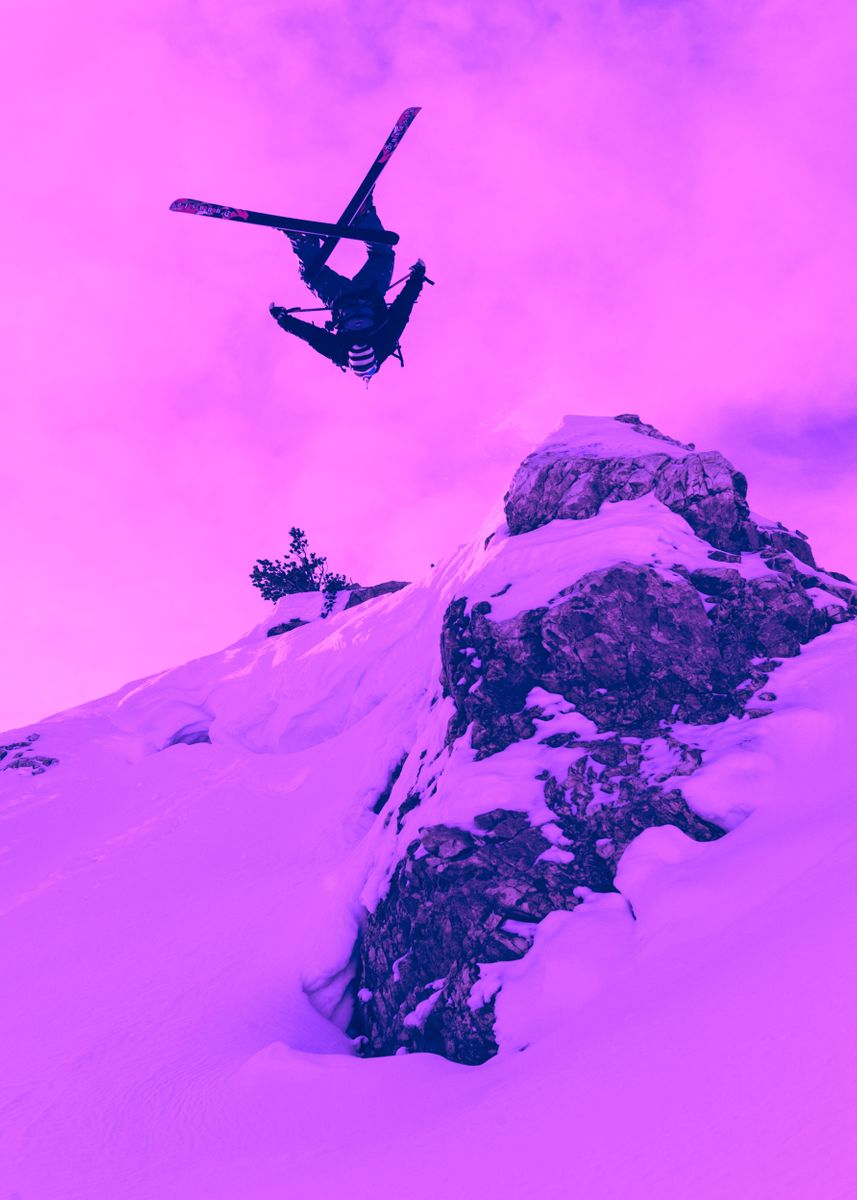 'Extreme Backflip in Utah' Poster, picture, metal print, paint by Felix ...