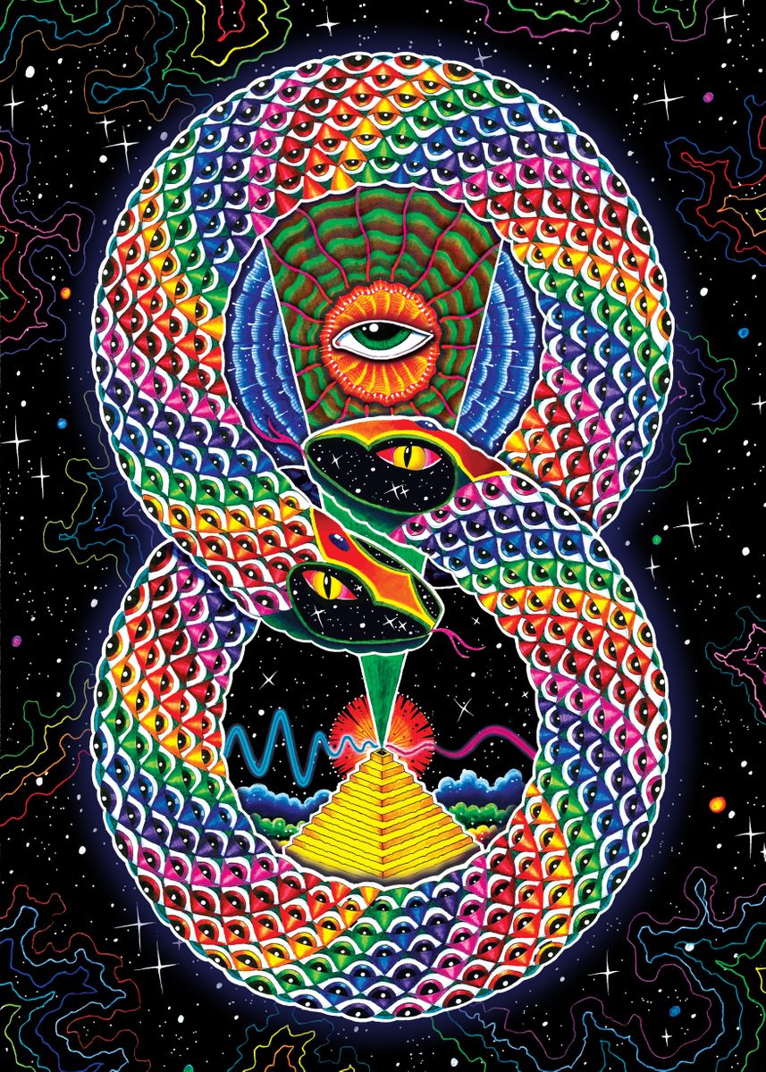 'Advaita' Poster, picture, metal print, paint by Whirled Wrecords By ...