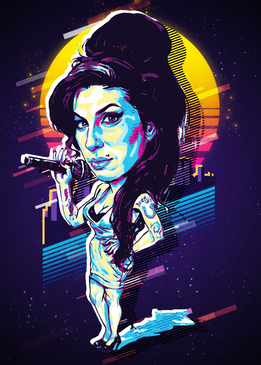 'amy winehouse' Poster by Animal Posters | Displate