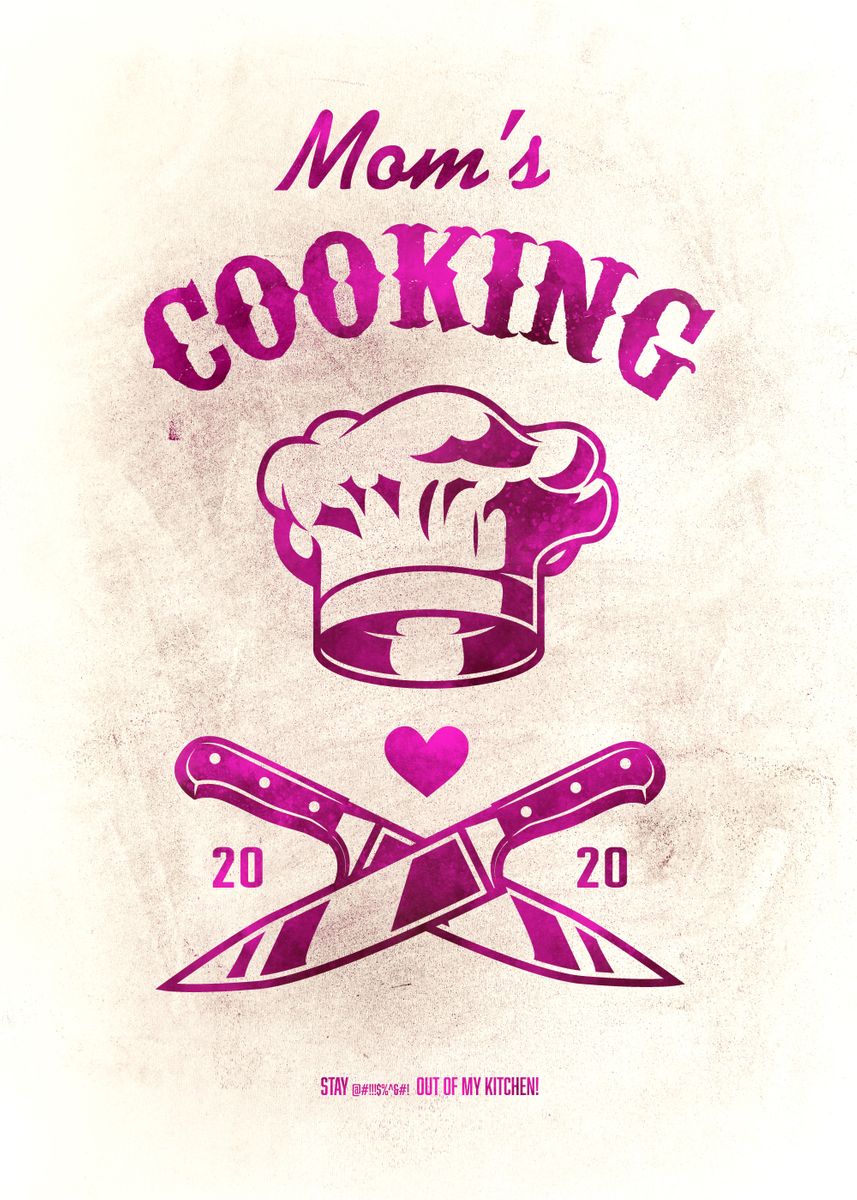 'Mom Cooking' Poster by Marmaduke Taylor | Displate