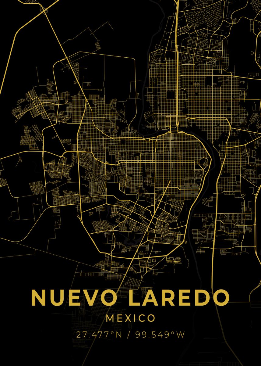 'Nuevo Laredo Mexico' Poster, picture, metal print, paint by Conceptual ...