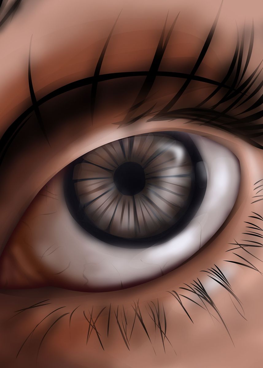 'Eye in vexel' Poster, picture, metal print, paint by Auron Androryan ...