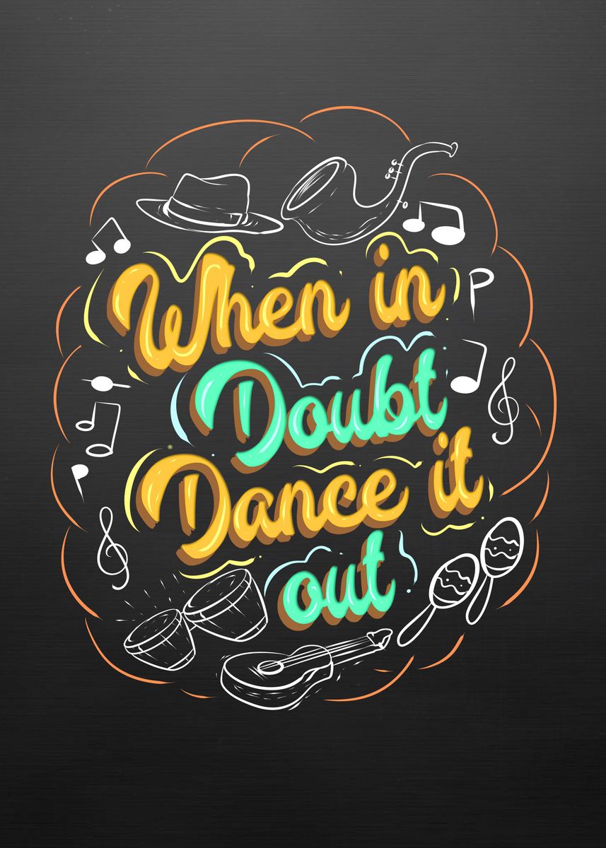 'Salsa Dancing Latin Dancer' Poster, picture, metal print, paint by ...