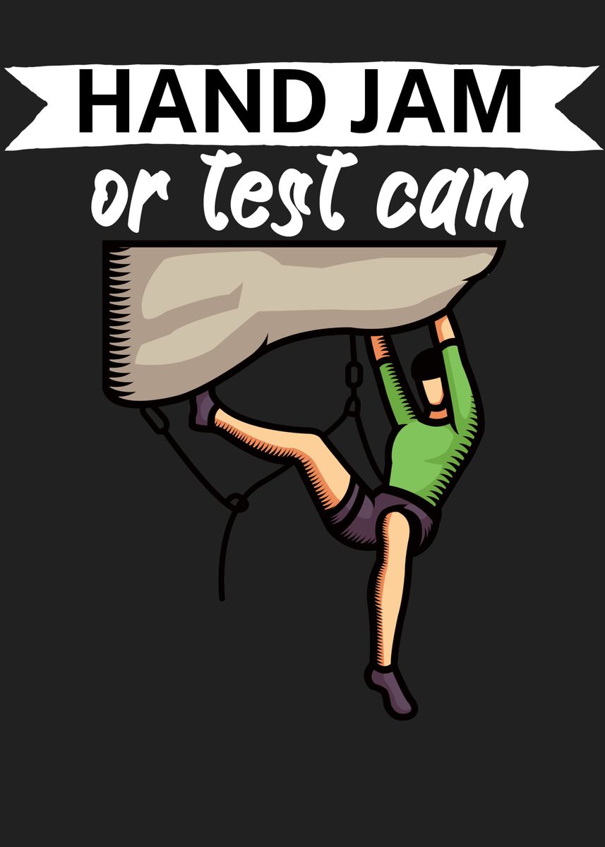 'Hand jam or test cam' Poster, picture, metal print, paint by maxdesign ...