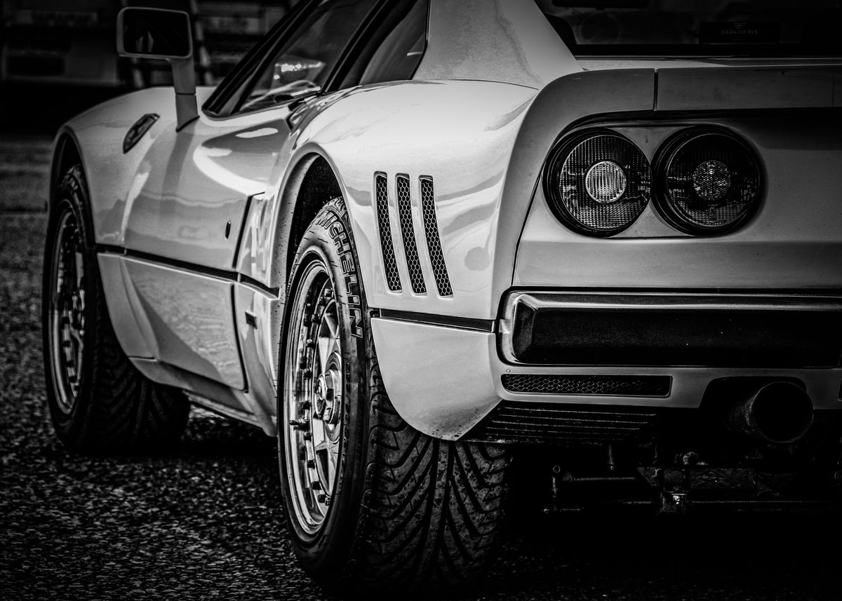 '288 GTO' Poster by CoxiCARtoons | Displate