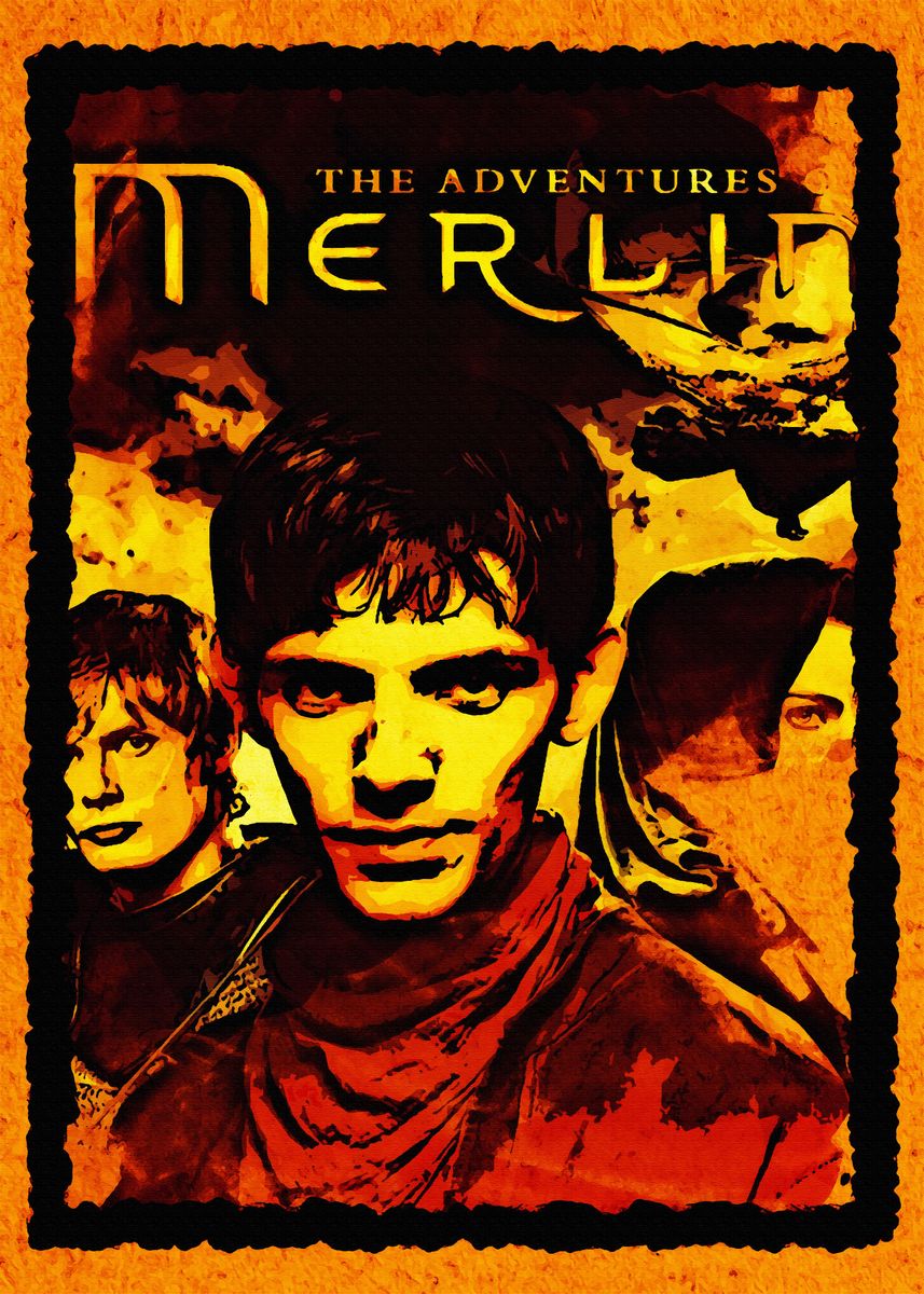 'Merlin' Poster, picture, metal print, paint by Vivienne Raymond | Displate