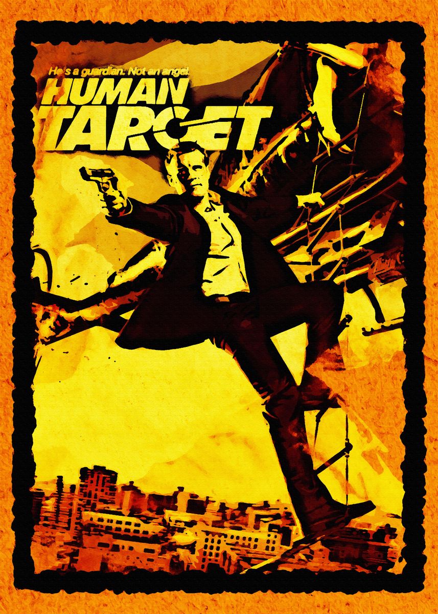'Human Target' Poster, picture, metal print, paint by Katerina Lim ...