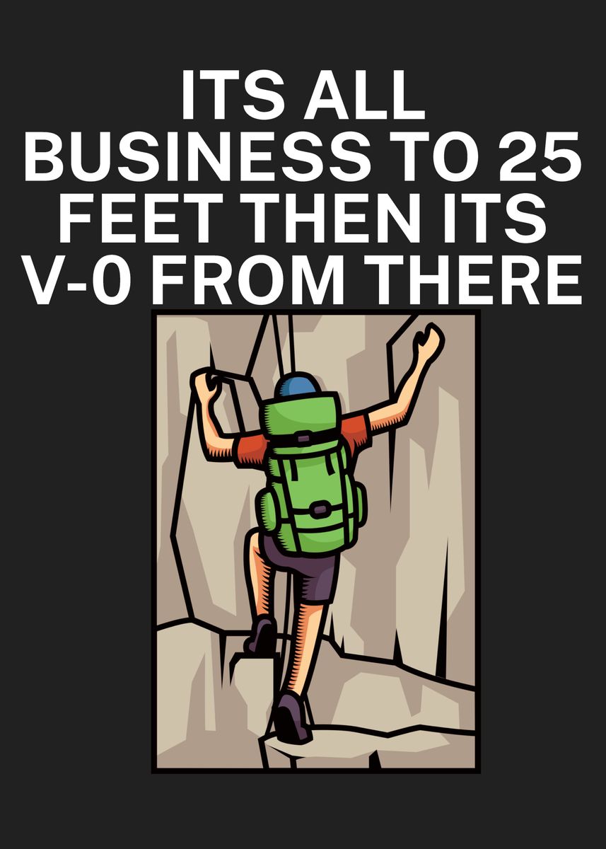 'Business to 25 feet' Poster, picture, metal print, paint by maxdesign ...